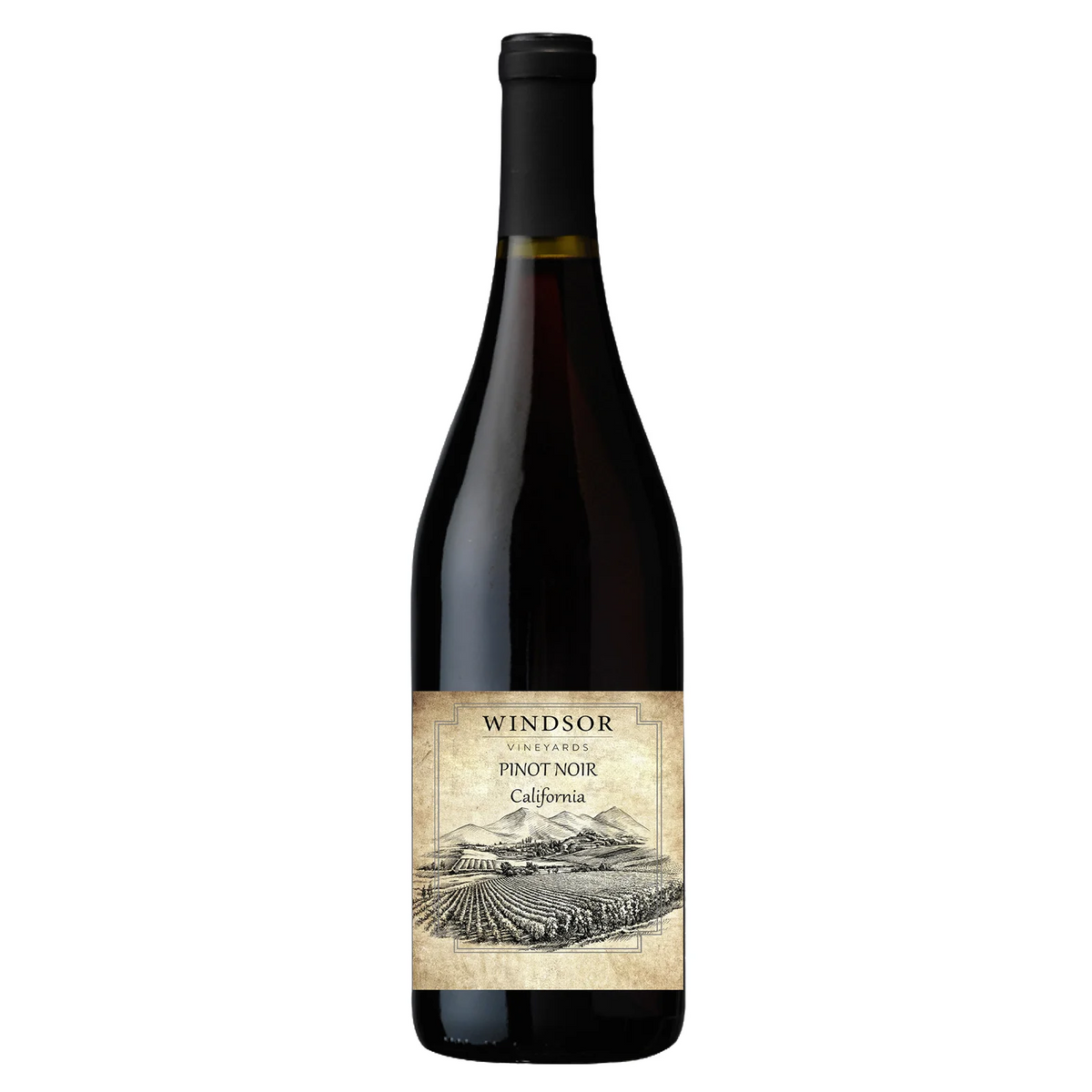 Windsor Vineyards 2021 Pinot Noir, California, Custom Label