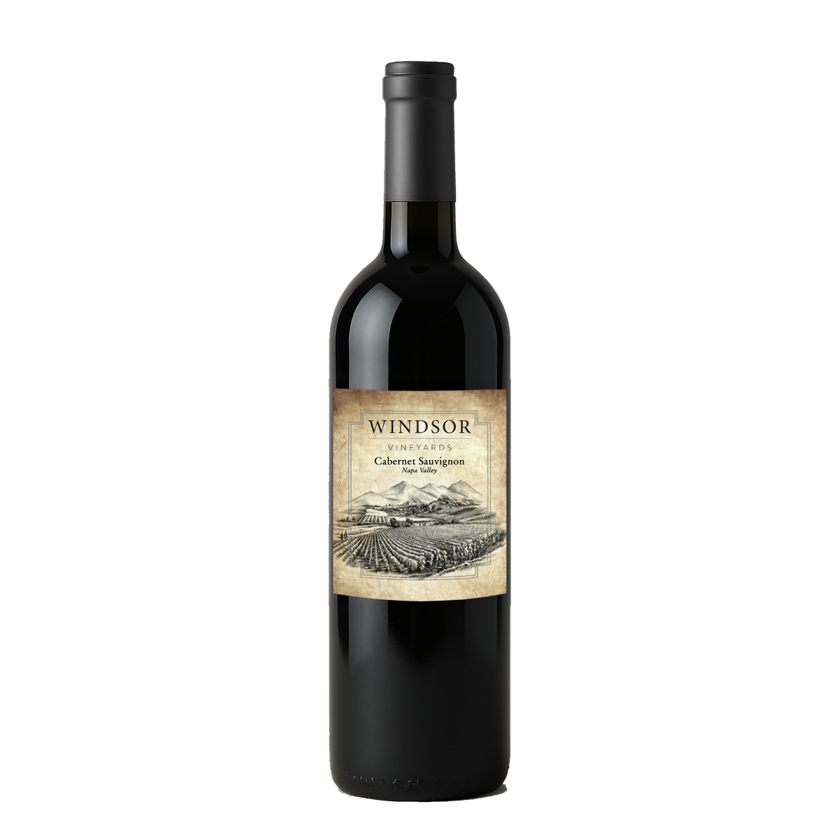 Windsor Vineyards 2021 Cabernet Sauvignon, Napa Valley, Custom Label